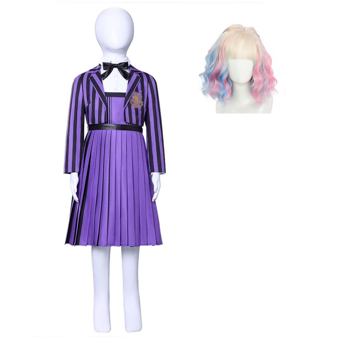 Kid Enid Sinclair Costume Wednesday Season 2 Cosplay Halloween Outfit ...