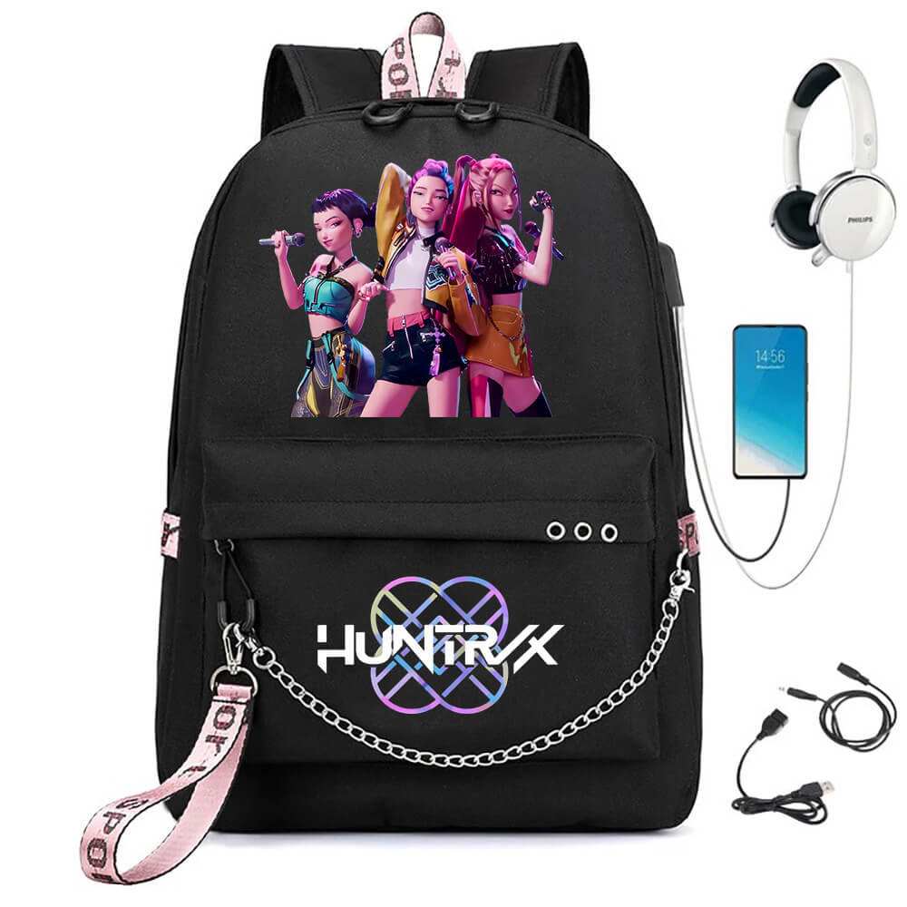 KPop Demon Hunters Backpack School Shoulder Bag – Timcosplay