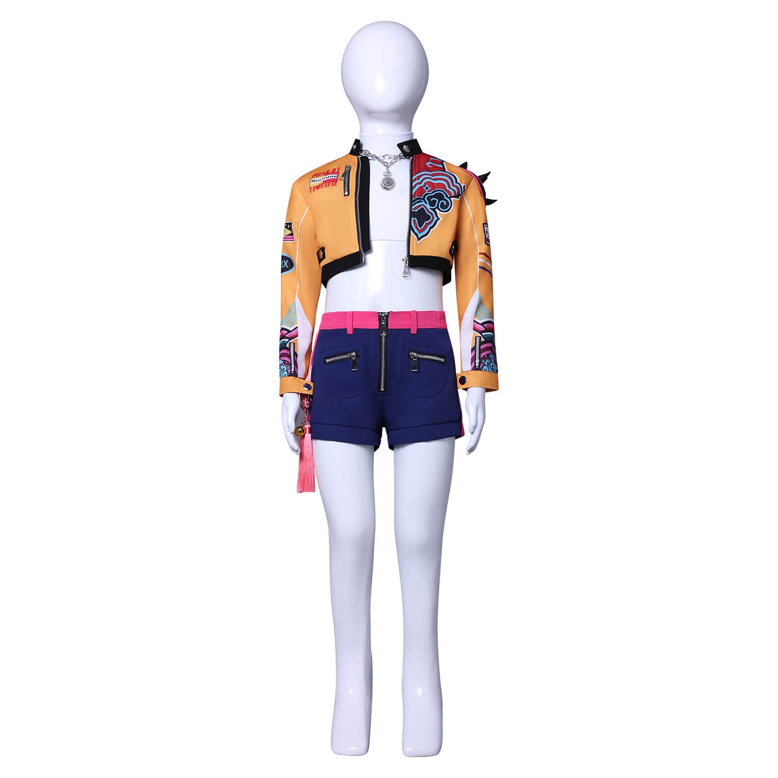 Kids Rumi Kpop Demon Hunter Costume Rumi Yellow Outfit Girls – Timcosplay